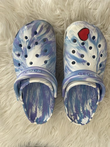 Crocs Marbled Clog Purple Blue Tie Dye Lifestyle Men’… - Gem