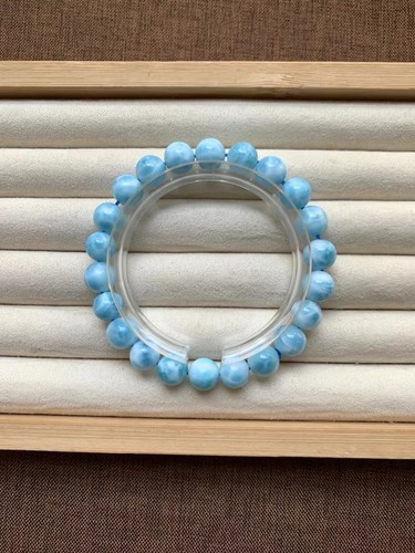 8.8mm Larimar Gemstone Cabochon Atlantis Stone Blue Pectolite Gemstone ...