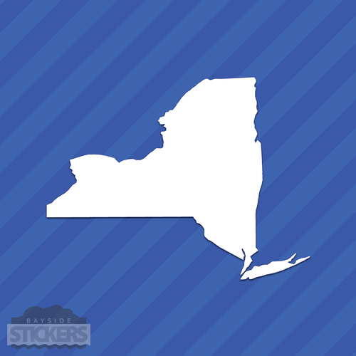 New York NY State Outline Vinyl Decal Sticker | eBay