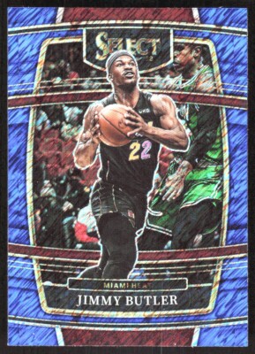 2021-22 1004A Panini Select Blue SHIMMER PRIZM Jimmy Butler Miami Heat ...