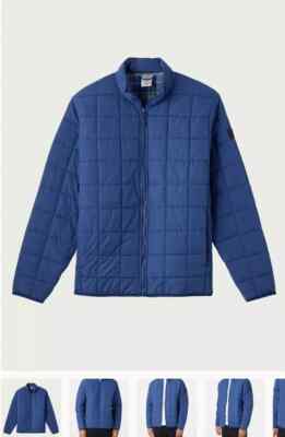 NEW Voyager Men's Polar Fleece Quilted Lined Puffer Jacket - Blue ...