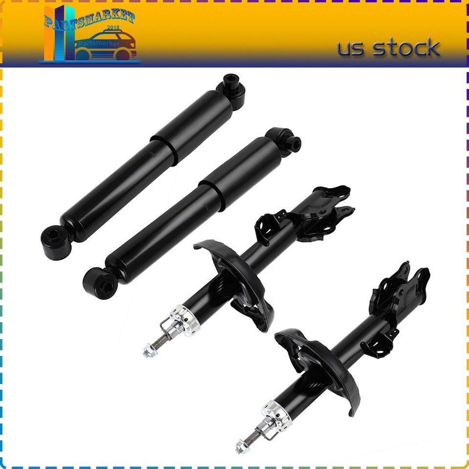 Front Rear Struts Bare Shocks Suspension Kit Fit for 2010-2013 KIA SOUL ...