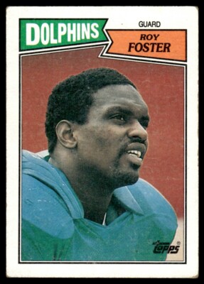 1987 Topps #241 Roy Foster Miami Dolphins | eBay