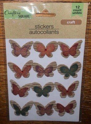 Crafters Square POP Up Layer Multicolor Butterflies Butterfly Scrapbook ...