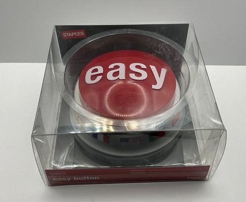 Staples Global "That Was Easy" Button - New | eBay