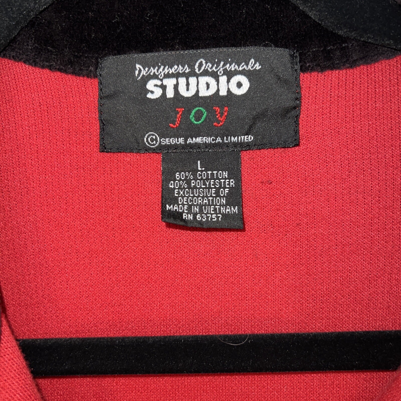 Designers Originals Studio Joy womens sz L christmas button up sweater ...