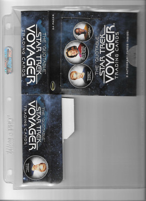 The Quotable Star Trek Voyager empty box in Ultra Pro Comic Sto ...