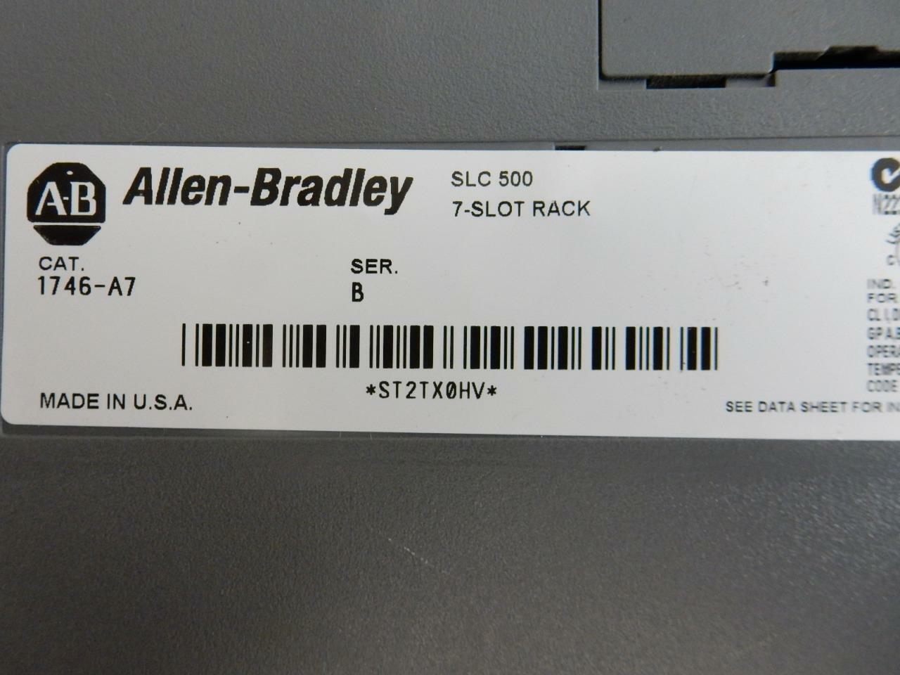 Allen Bradley SLC 500 1746-A7 1747-L532 1747-SDN 1746-BAS 1746-IB16 ...
