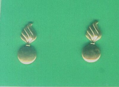 PAIR ARMY OFFICERS ORDNANCE CORPS COLLAR PINS | eBay
