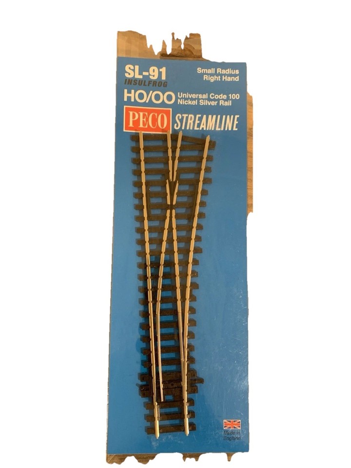 HO Scale Turnouts New Packages From Peco Qty 8 Right And 4 Left Very ...