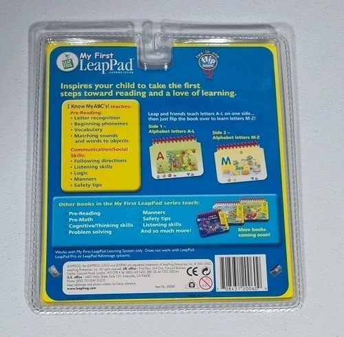 New My First LeapPad I Know My ABC's! Interactive Book & Cartridge By ...