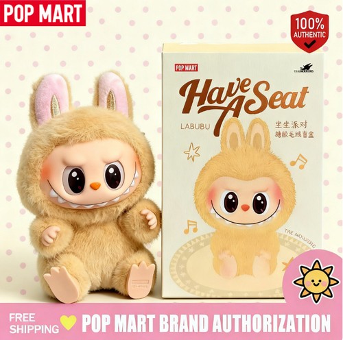 Trendy Decorative Figurine Authentic Sitting Party Pop Mart labu Blind ...