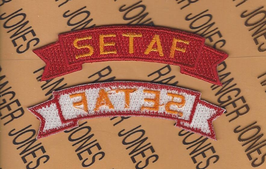 US ARMY SETAF Southern European Task Force Italy Command 3.5" tab patch ...