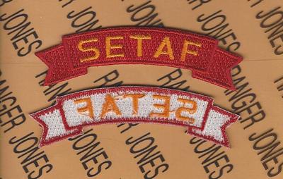 US ARMY SETAF Southern European Task Force Italy Command 3.5" tab patch ...
