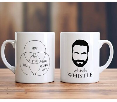 Whistle Roy Kent coffee Mug, Here There Every Fckin Where Mug | eBay
