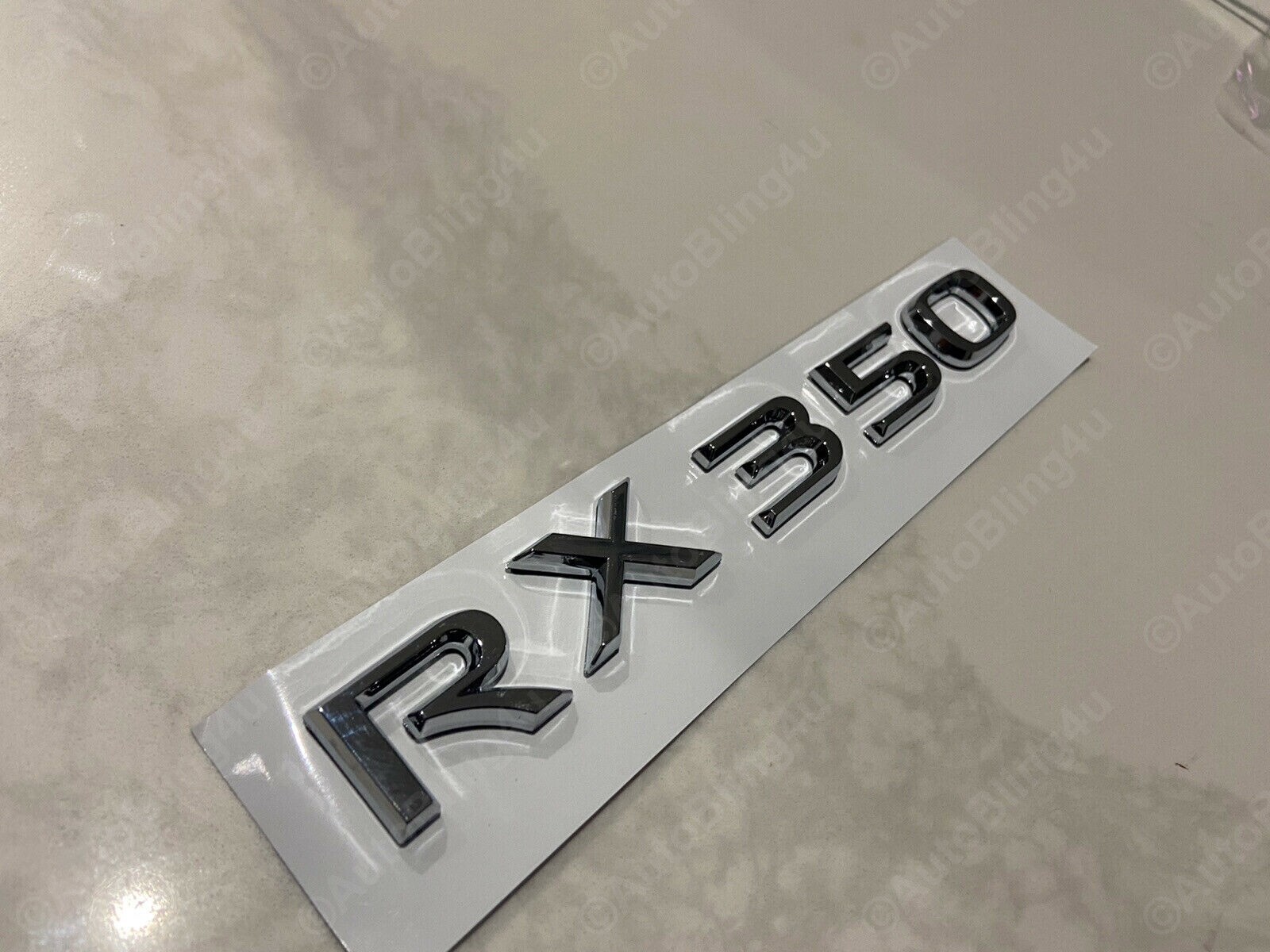 1X FOR LEXUS 2010-2015 RX350 CHROME EMBLEM REAR NAME PLATE 2010 2011 ...