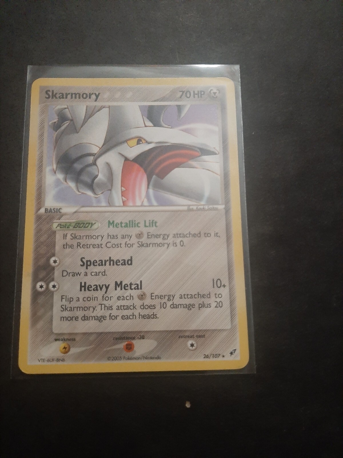 Skarmory 26/107 EX Deoxys Pokemon Card TCG NM | eBay