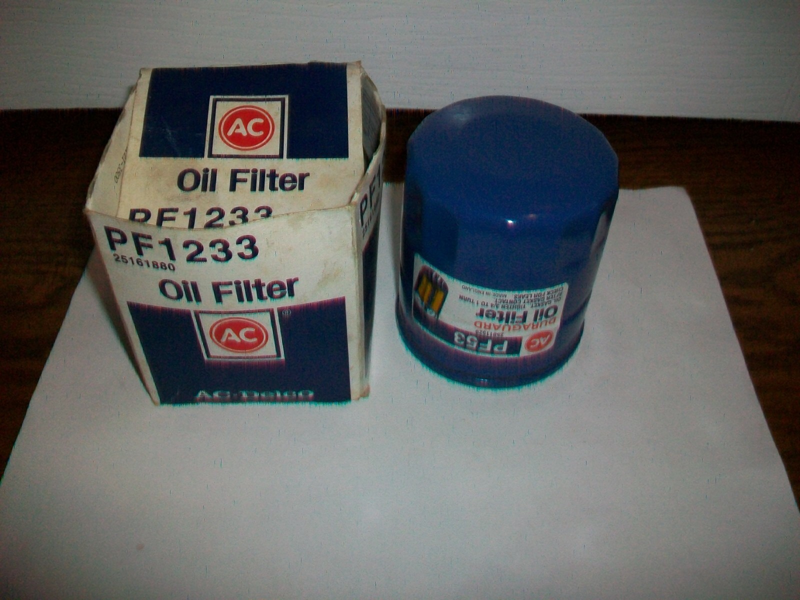 AC-Delco PF1233 - cross reference oil filters | oilfilter ...