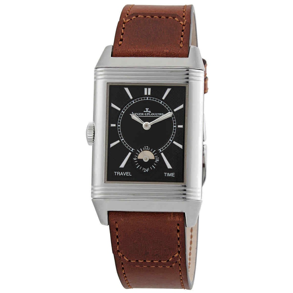 Jaeger LeCoultre Reverso Large Classic Duoface Silver Dial Men's Watch ...
