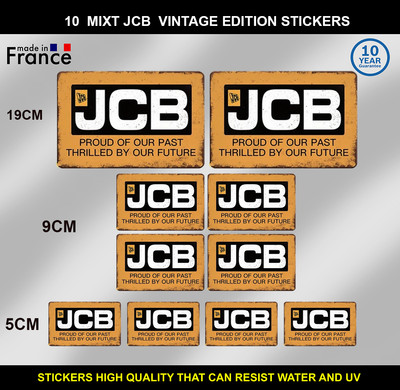 autocollant jcb Vinyle High Quality vintage edition | eBay