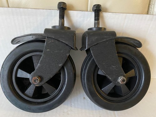 Pair Front or Rear Caster Wheels with Forks For Golden Compass GP600 ...