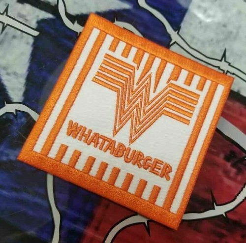 EMBROIDERED WHATABURGER FOOD PATCH (Please Read Ad) | eBay