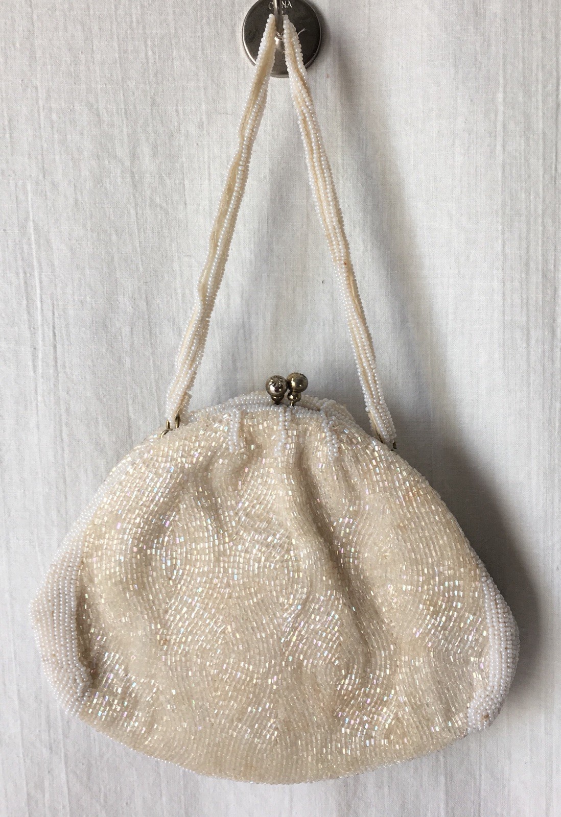 Vintage Richere Bag by Walborg Japan Hand Beaded Sequin Evening Purse ...