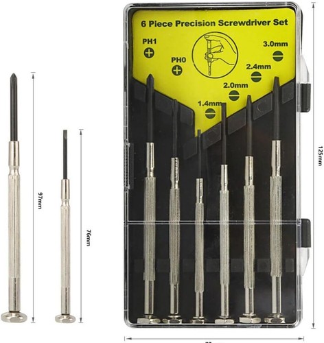 InterSet 6Pcs Mini Screwdriver Set, Eyeglass Repair Screwdriver, Precision | eBay