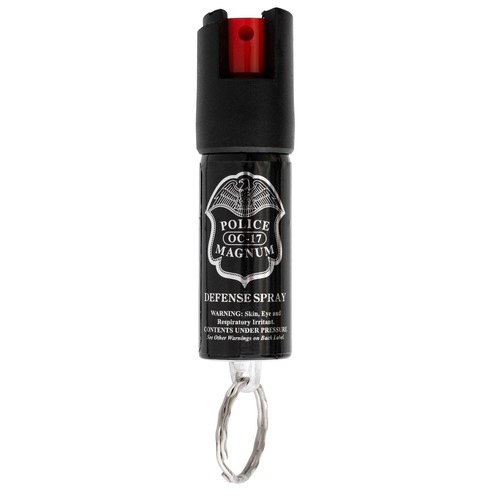 Police Magnum OC-17 Red Pepper Spray Keyring Self Defense Security ...