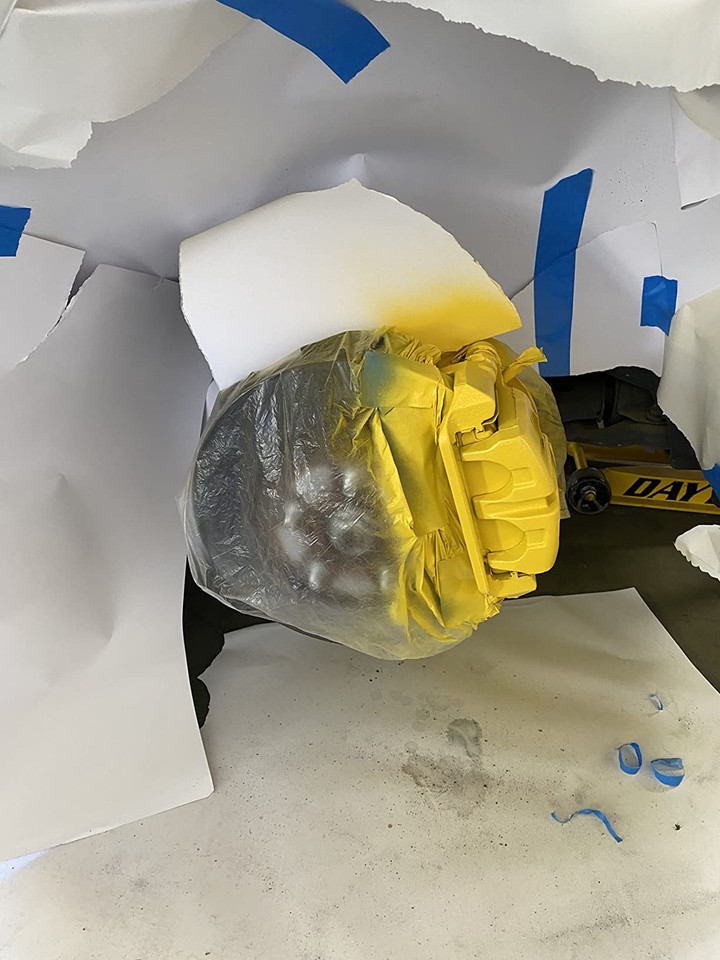 Ceramic Yellow Spray High Temp Coating Engine Caliper Brake Rotor ...