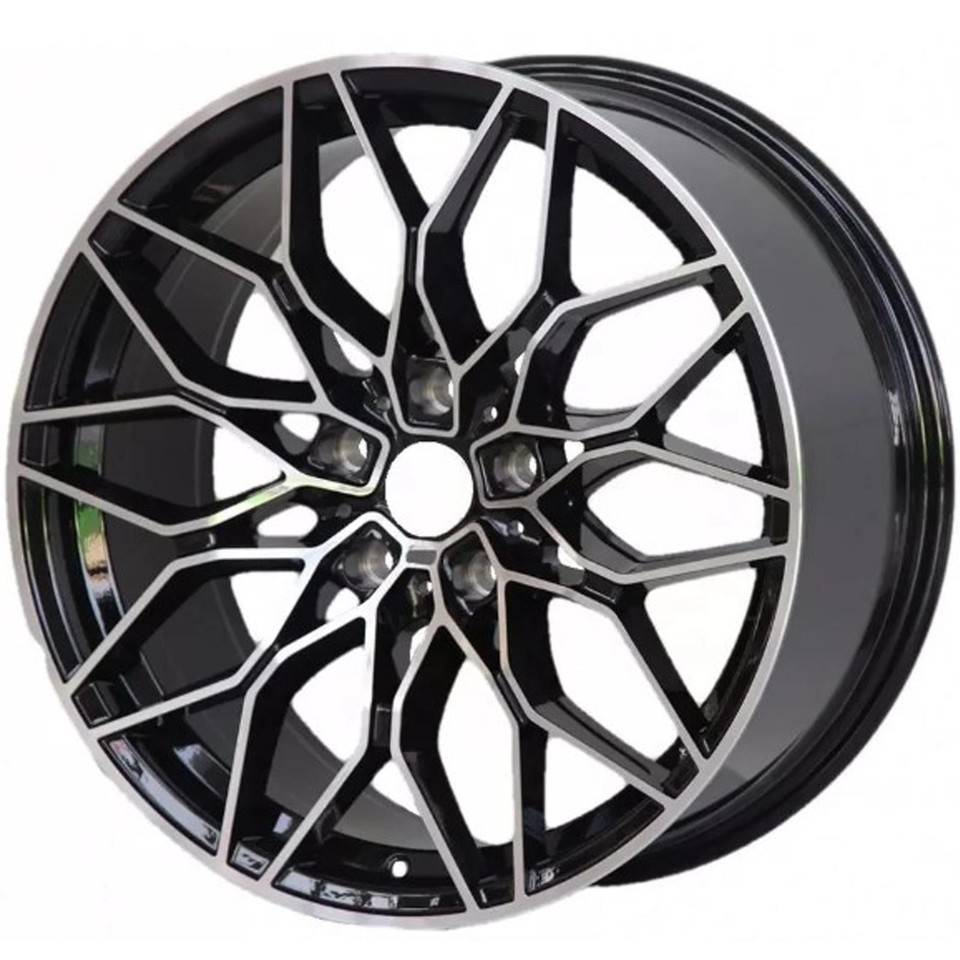 18x8 5x120 +35mm Black Machined Wheels Rims 18" for BMW 230i xDrive ...