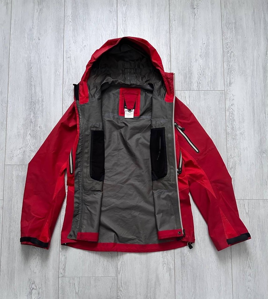 Haglofs Spitz Gore Tex Pro Shell Mens Red Jacket Outdoor Size L | eBay