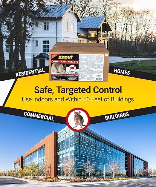 250 PACK - Kaput Combo Mouse, Vole & Rat Packs to Control Rodents ...