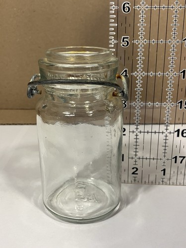 Vintage K 1881 5 Wire Side Glass Jar - No Lid | eBay