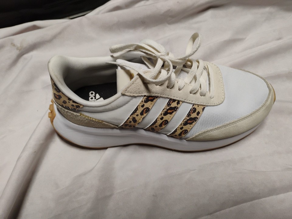 Women's Adidas Run 70s Suede Casual Leopard Print Sneakers (Size 6.5 ...