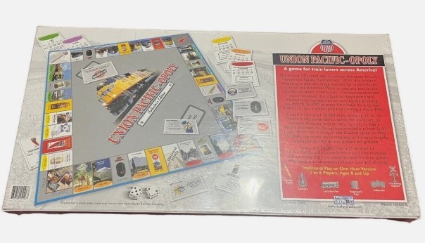 Union Pacific-Opoly Collector Edition Board Game Late For The Sky ...