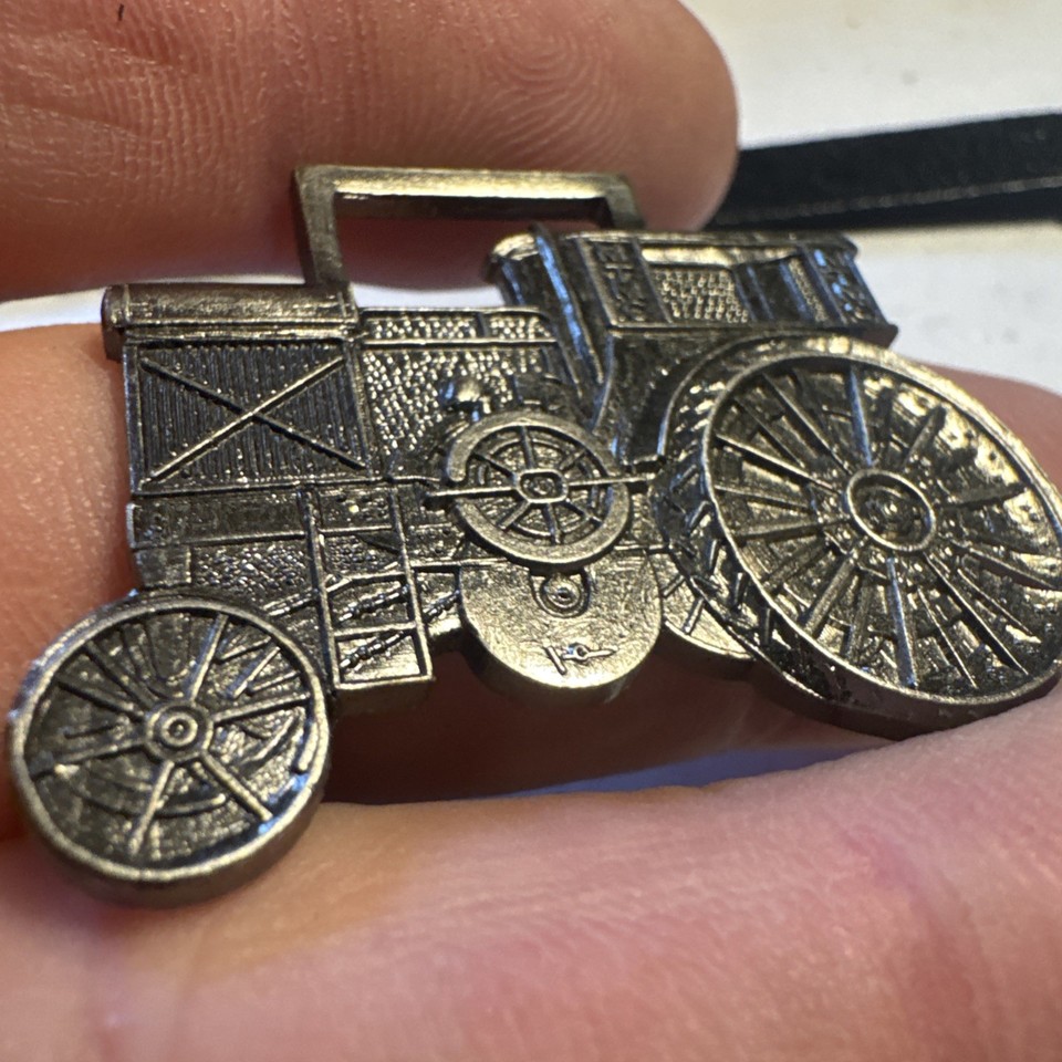 Vintage Tractor Steam Engine Watch FOB Key Chain Antique Free Shipping ...