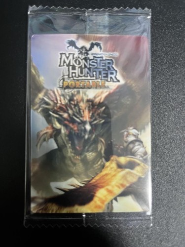 Monster Hunter 20th Anniversary Wafer Card MHP Design Used Collectible ...