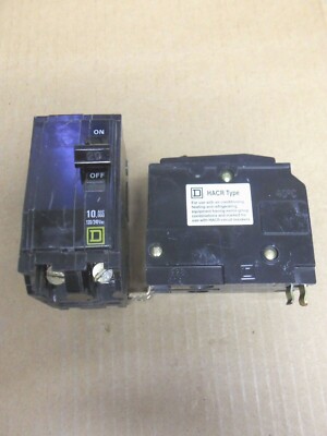 NEW Square D QOB QOB220 2 Pole 20 Amp 240V Yellow Circuit Breaker NTO ...