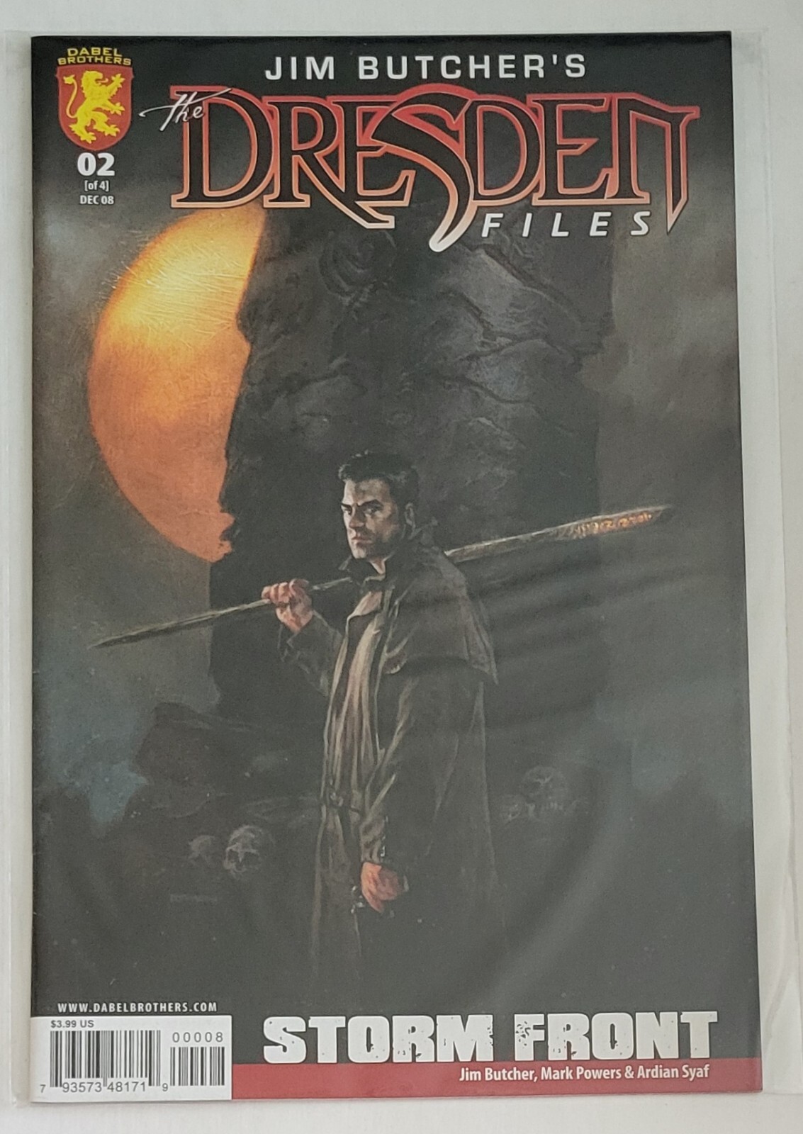 Dabel Brothers Comic Book....Dresden Files: Storm Front #2, December ...