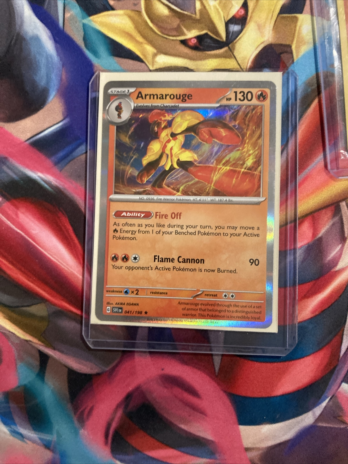 #041/198 Armarouge (Line Holo) | eBay