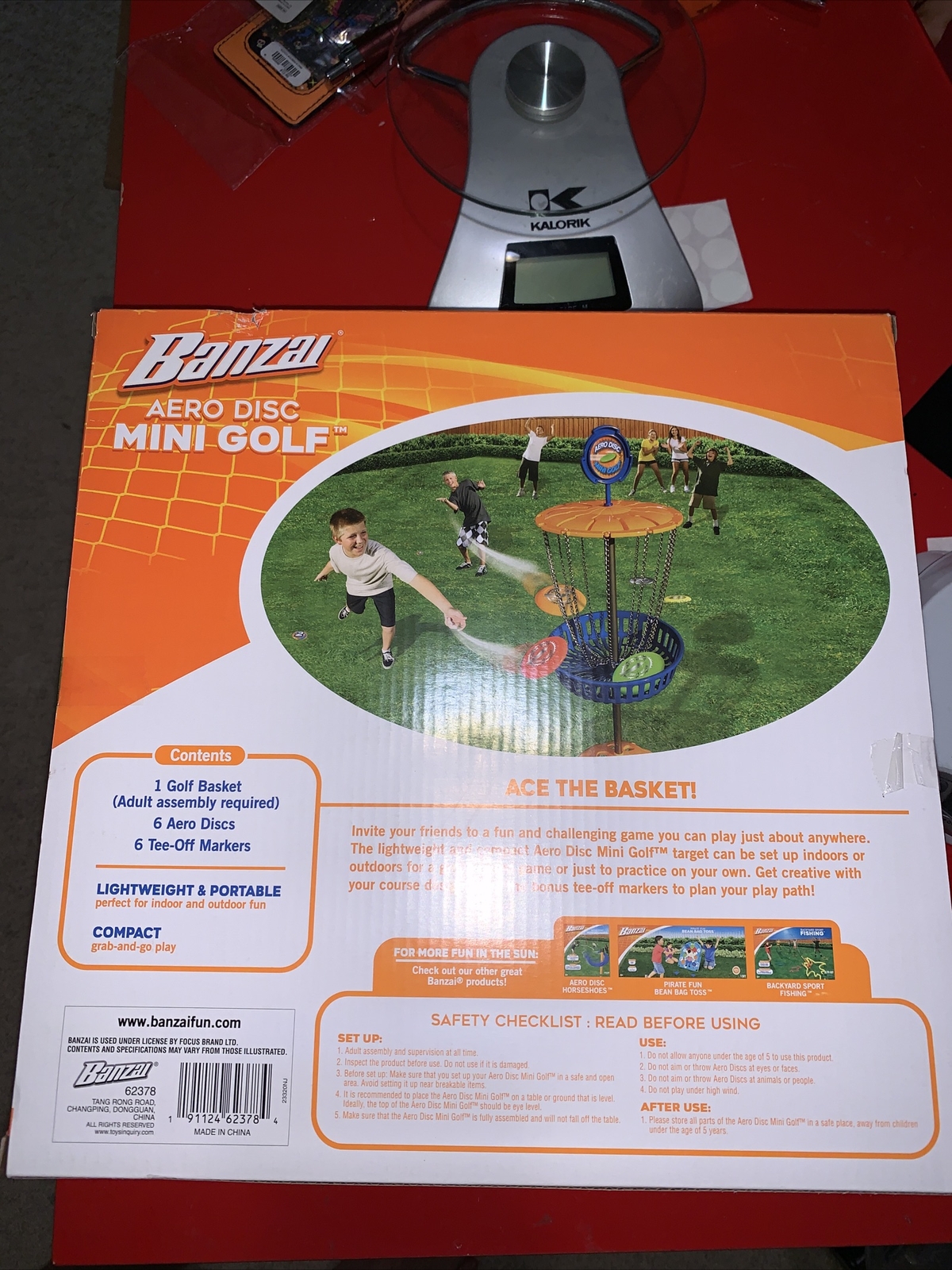 Banzai Aero Disc Mini Frisbee Golf One Set Outdoor Toy Game Complete | eBay