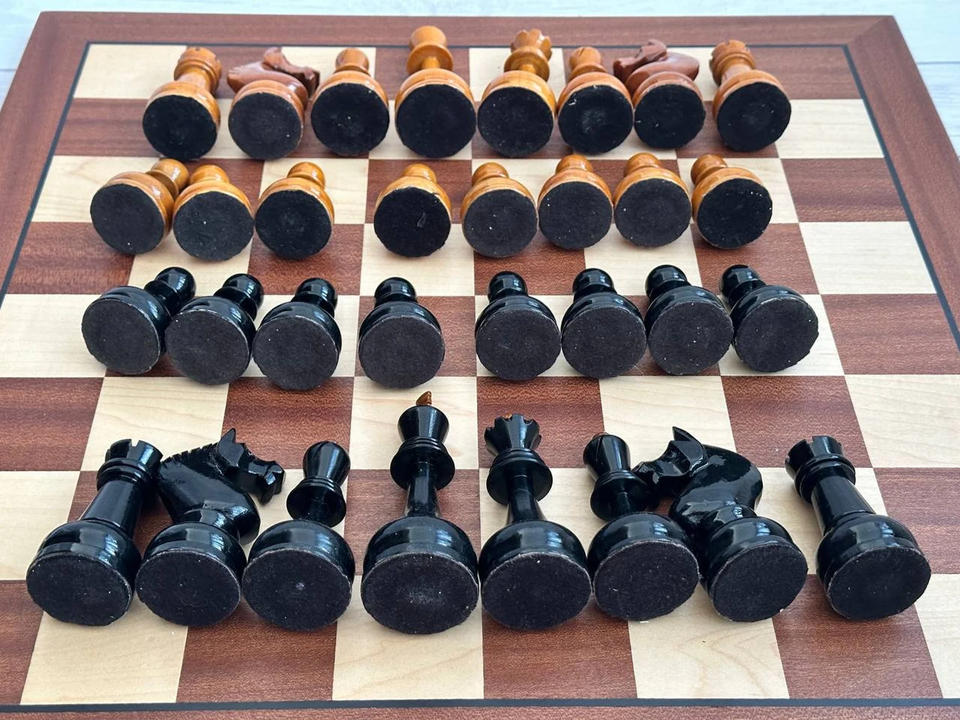 Chess set, Tal chess set, Reproduction chess, New chess USSR chess ...