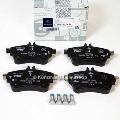 Bremsbeläge Vorderachse B-Klasse W246 A0084200420 Original Mercedes ...
