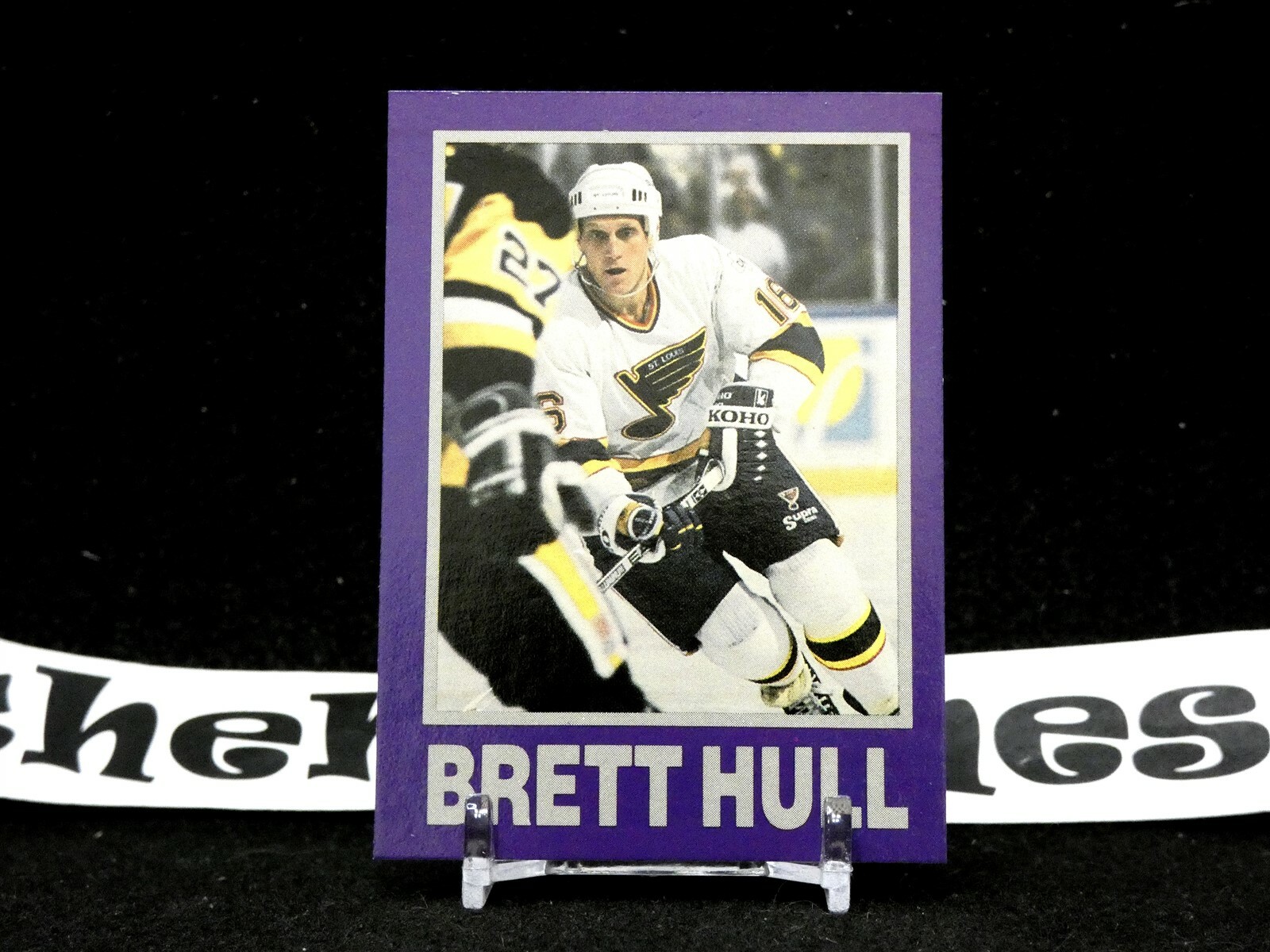 1991? Statz Oddball Broders Brett Hull Hockey Card St. Louis Blues HOF ...