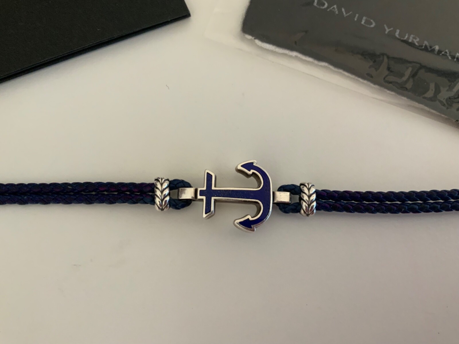 DAVID YURMAN MENS MARITIME ANCHOR .925 STERLING SILVE… - Gem