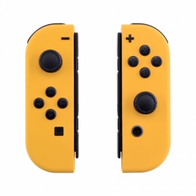 "Soft Touch Yellow" Nintendo Switch Custom Joy-Con's Controllers Unique ...