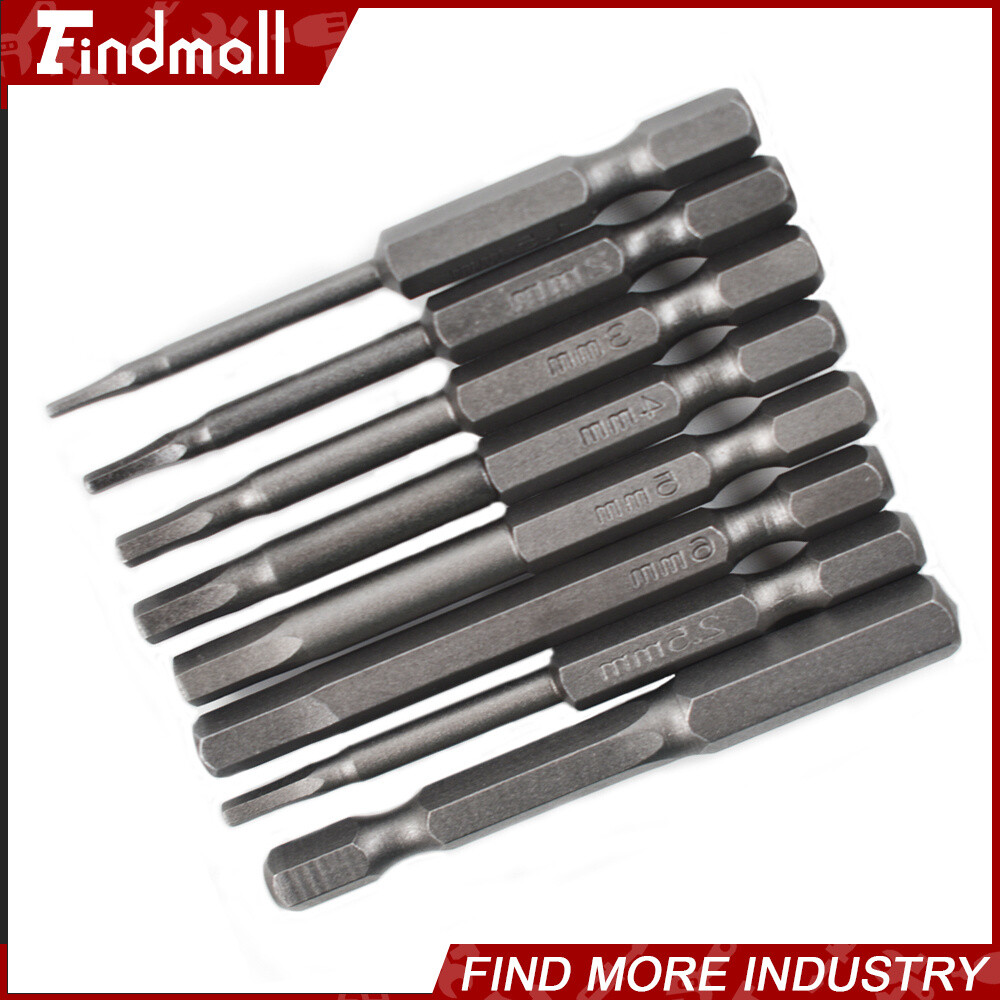 Hex Key Allen Bit Set Quick Change Connect impact driver power drill ...