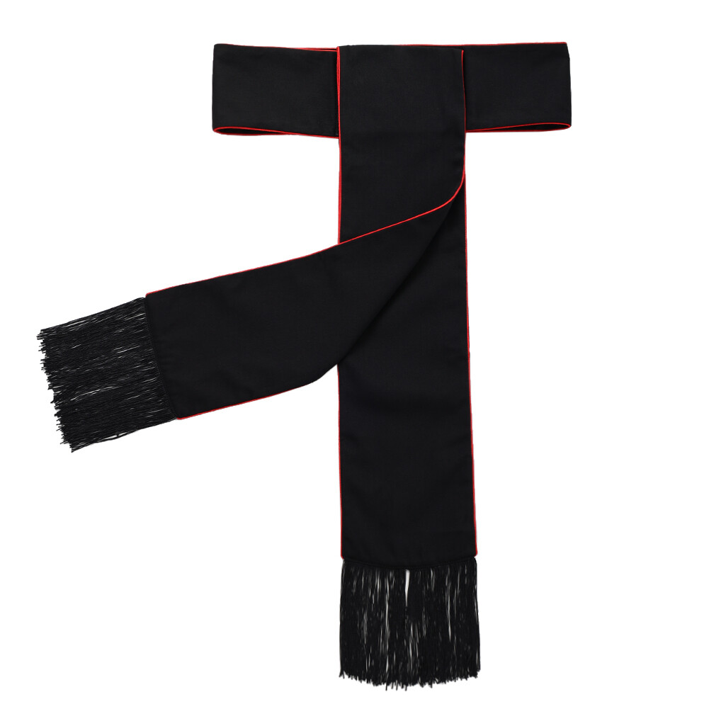 Clergy Black Band Cincture With Fringe Bishop Priest Roman Cassock ...