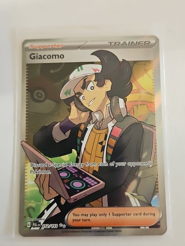 Giacomo 252/193 Sv02: Paldea Evolved Holo Ultra Rare Pokemon TCG Card ...